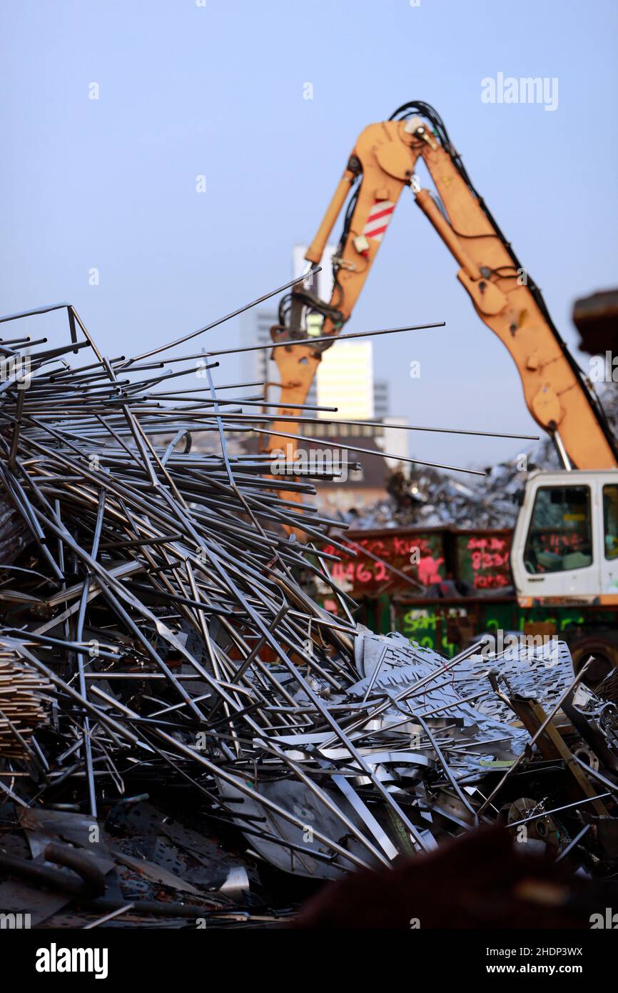 scrap metal, scrapyard, scrap metals, scrapyards Stock Photo - Alamy