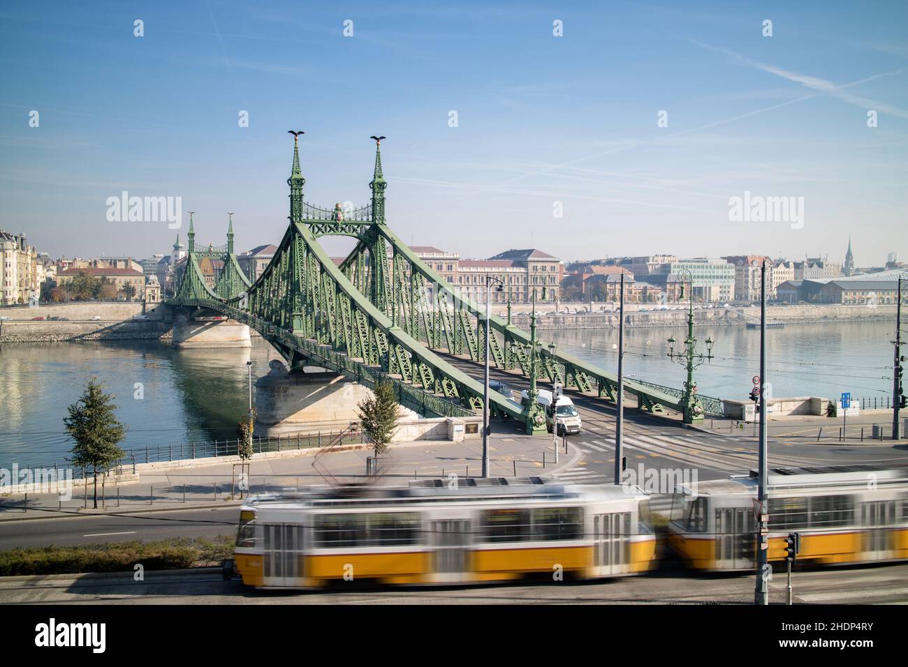 cable car, budapest, liberty bridge, cable cars, budapests, liberty ...