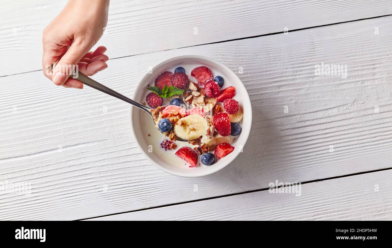 eating, cereal, eat, cereals Stock Photo - Alamy