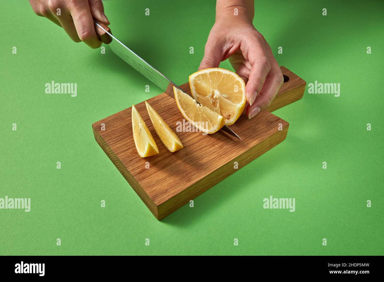 lemon column, cutting, lemon columns Stock Photo - Alamy