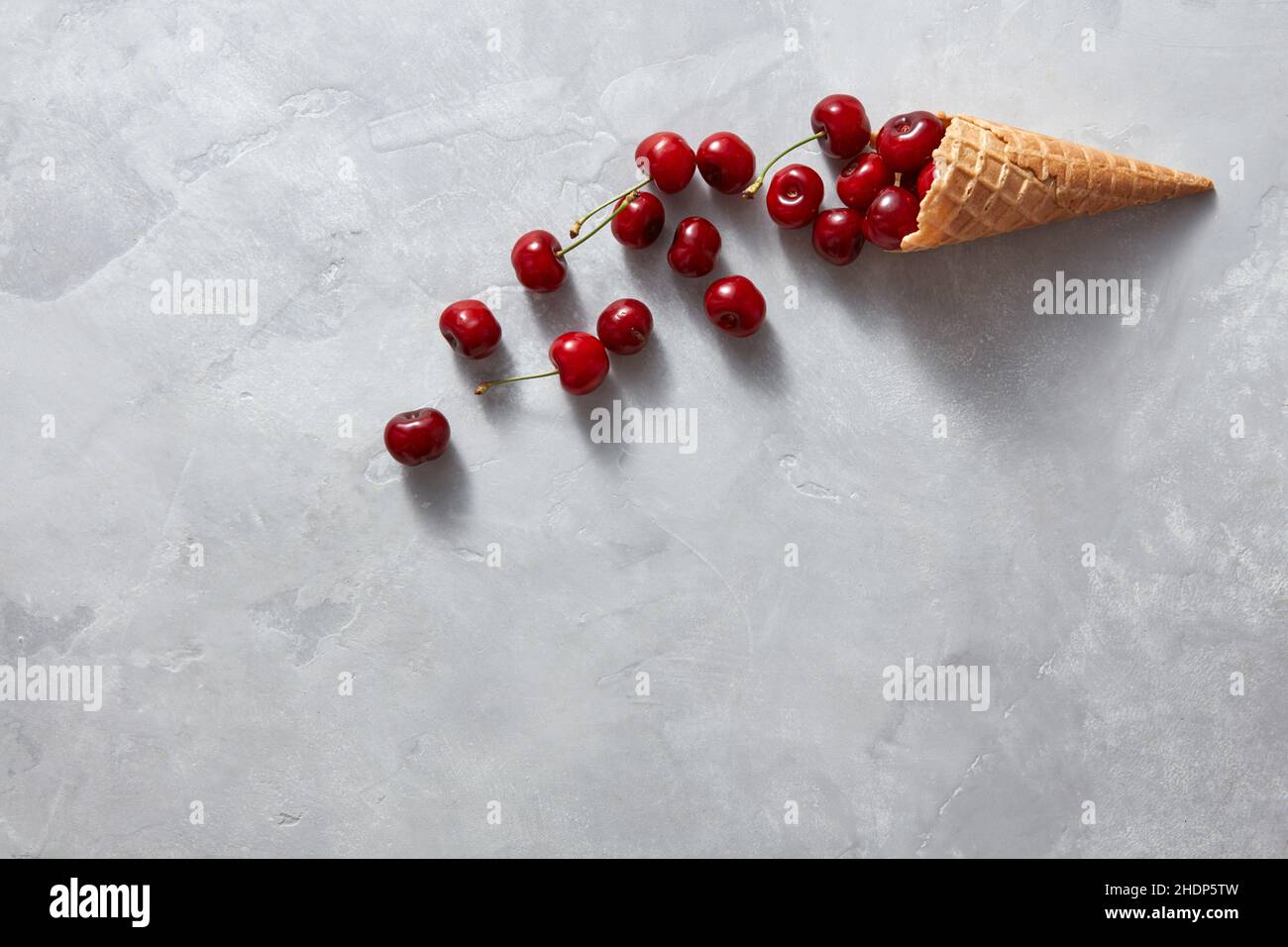 cherries, ice cream cone, cherry, ice cream cones, ice creams, icecream ...