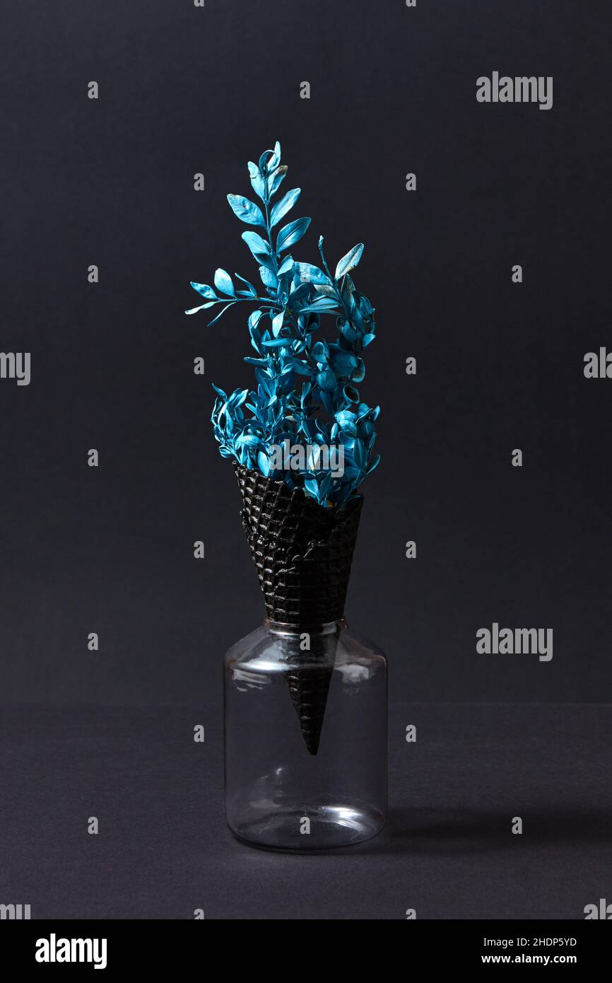 still life, ice cream wafer, floristry, still lifes, ice-cream wafers ...