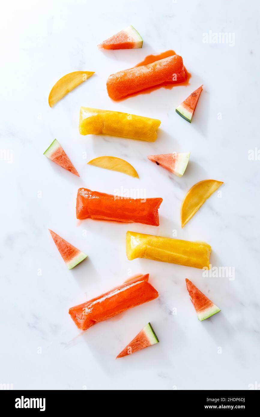 water ice, water ices Stock Photo - Alamy