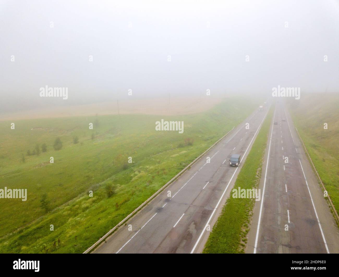highway, fog, highways, motorway, motorways, fogs Stock Photo - Alamy