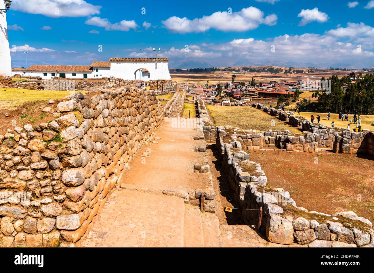 Incan Ruins at Chinchero in Peru Stock Photo - Alamy