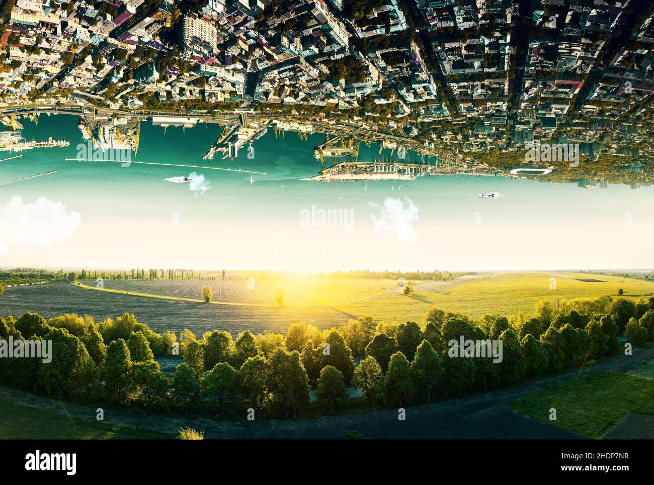 nature, city, contrasts, natur, natures, cities, compare, comparison ...