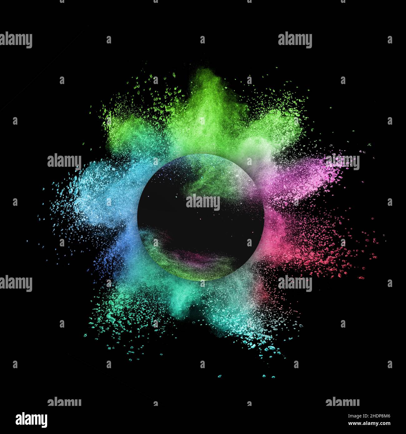 Explosions of colour hi-res stock photography and images - Alamy