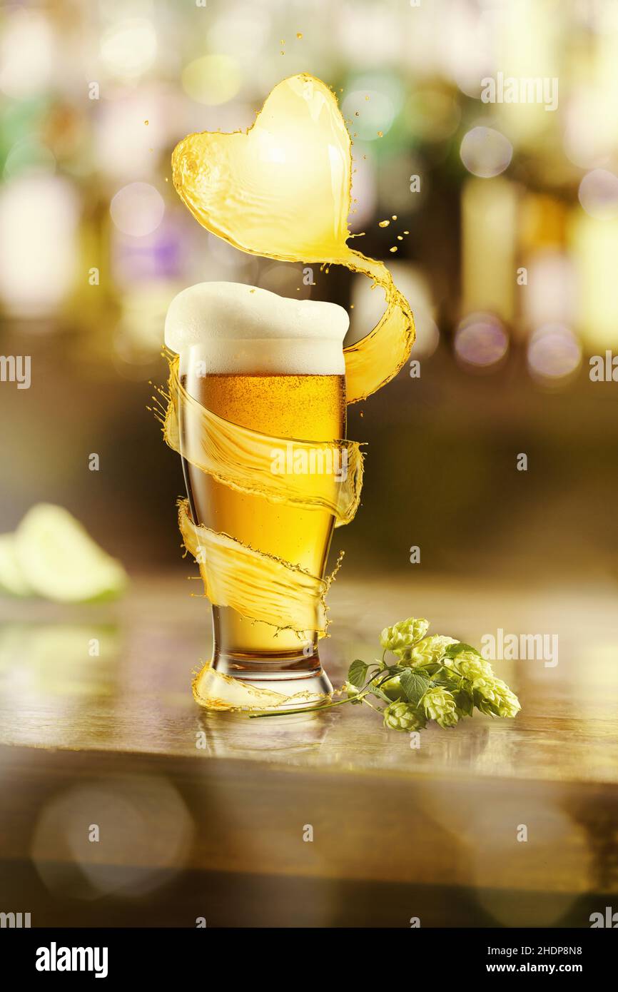 Hops heart hi-res stock photography and images - Alamy