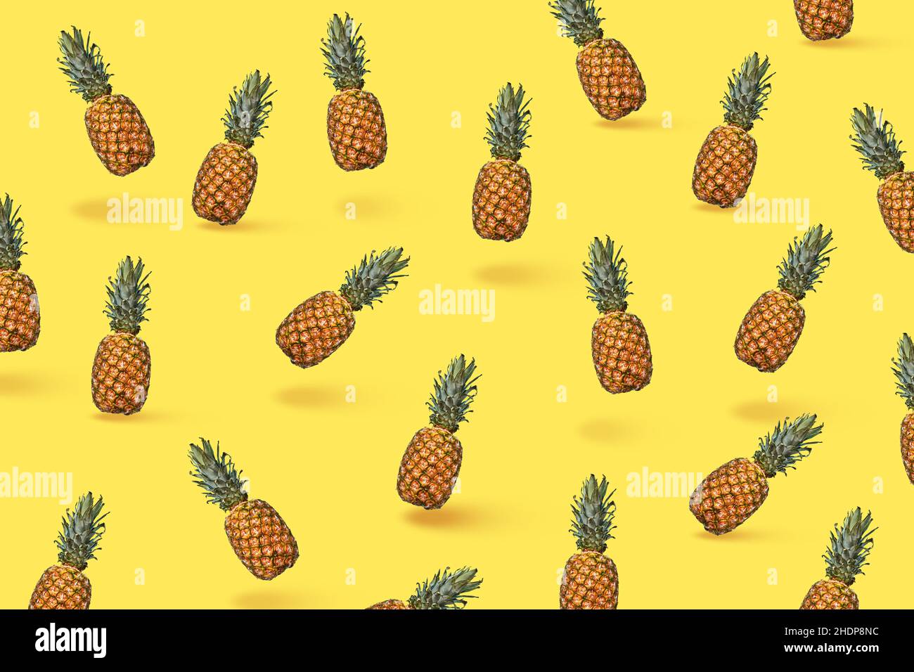 pineapple, collage, pineapples, collages Stock Photo - Alamy