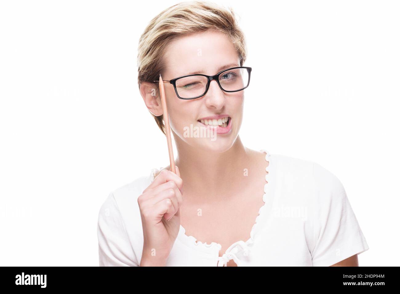 young woman, ideas, intelligence, clever, girl, girls, woman, young ...