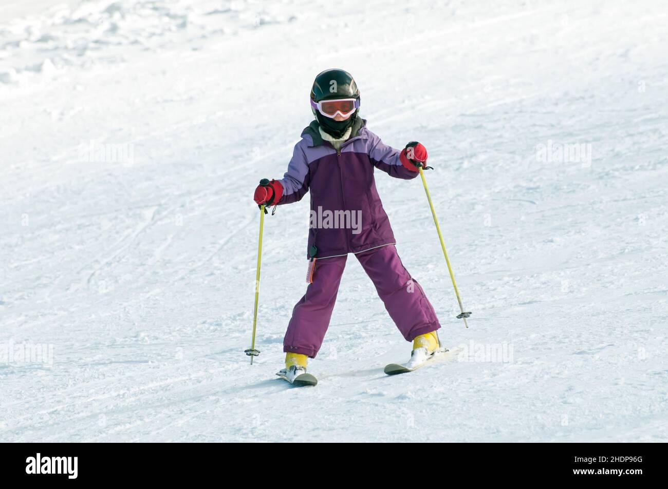 child, skiers, skiing, children, childs, kid, kids, skier Stock Photo ...