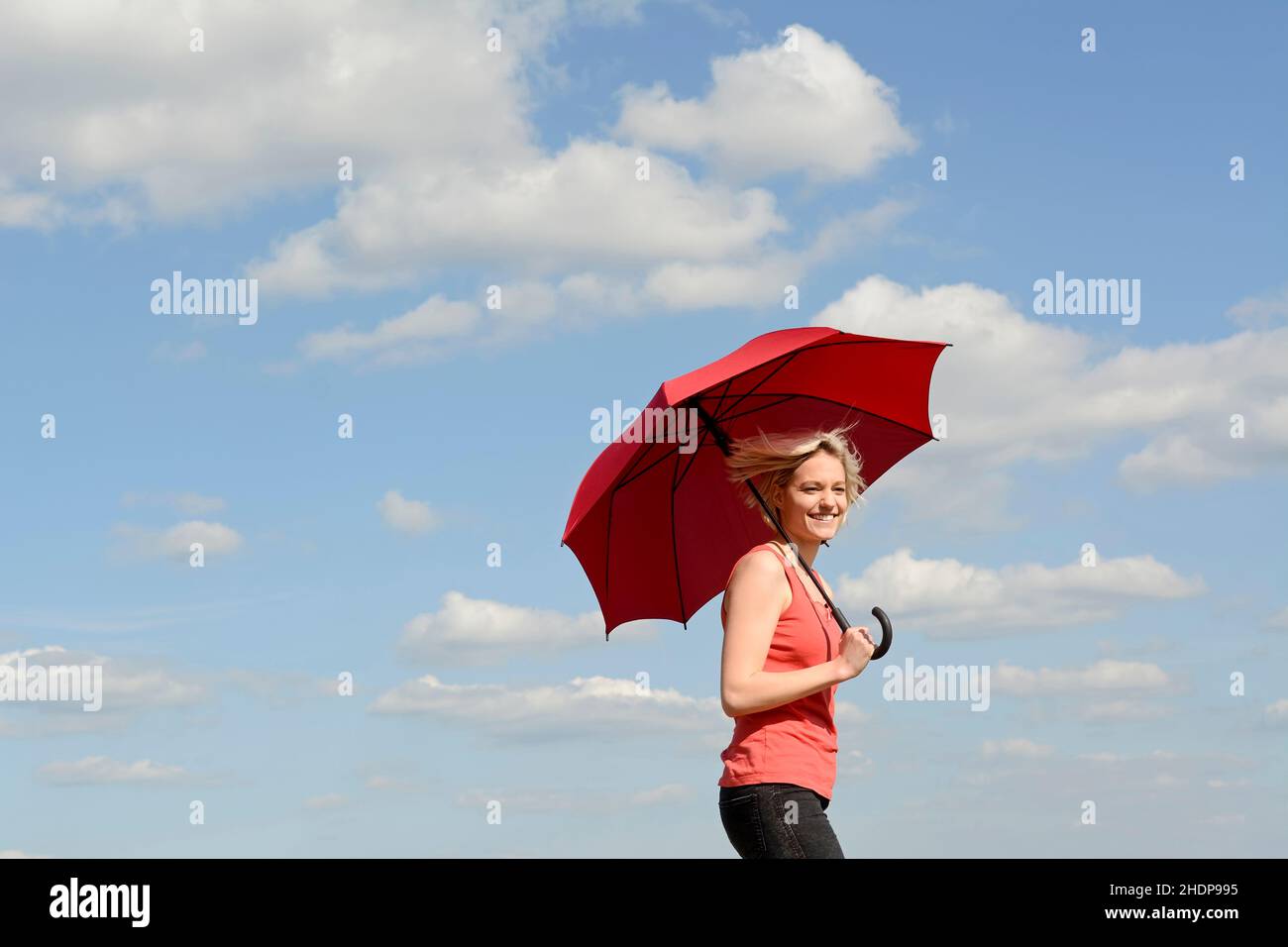 Lady parasol hi-res stock photography and images - Alamy