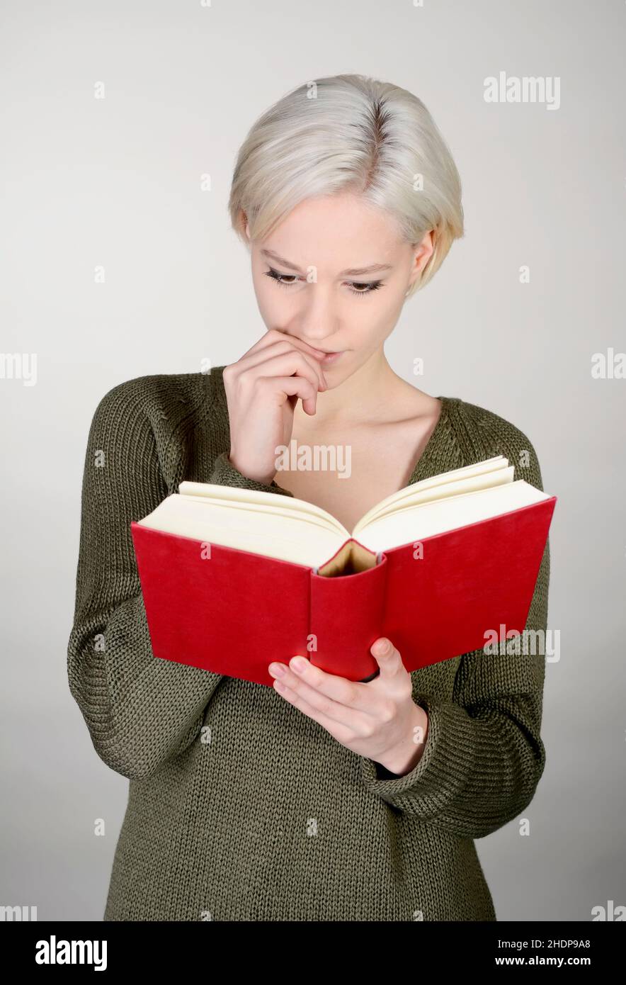 young woman, reading, bookworm, learning, girl, girls, woman, young ...