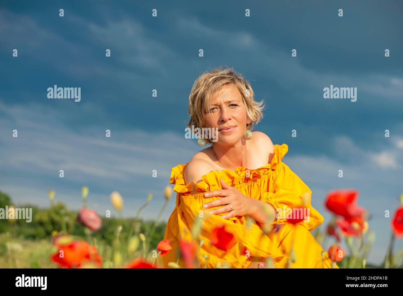 portrait, woman, poppy fields, portraits, female, ladies, lady, women ...