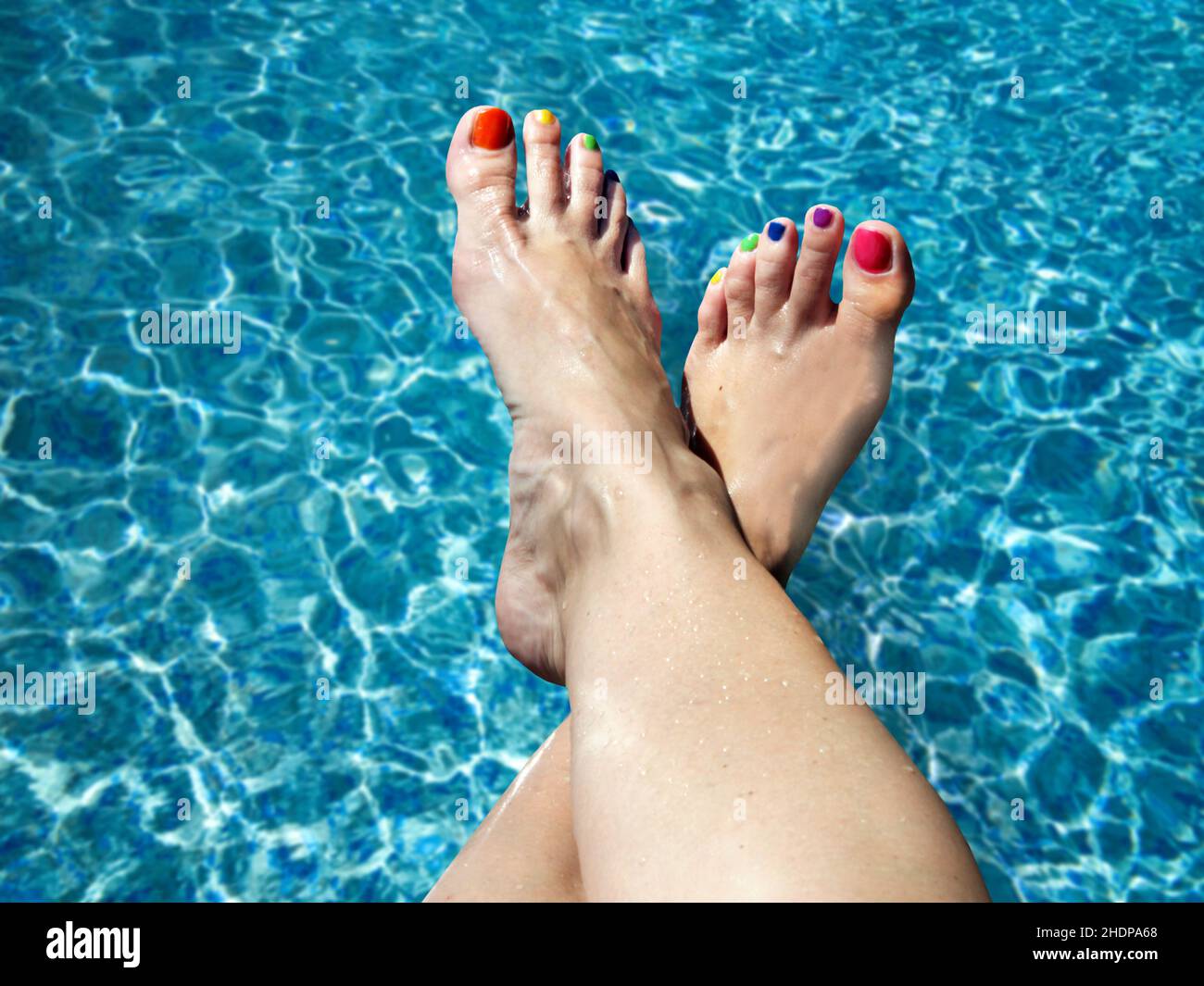 Colored feet hi-res stock photography and images - Alamy