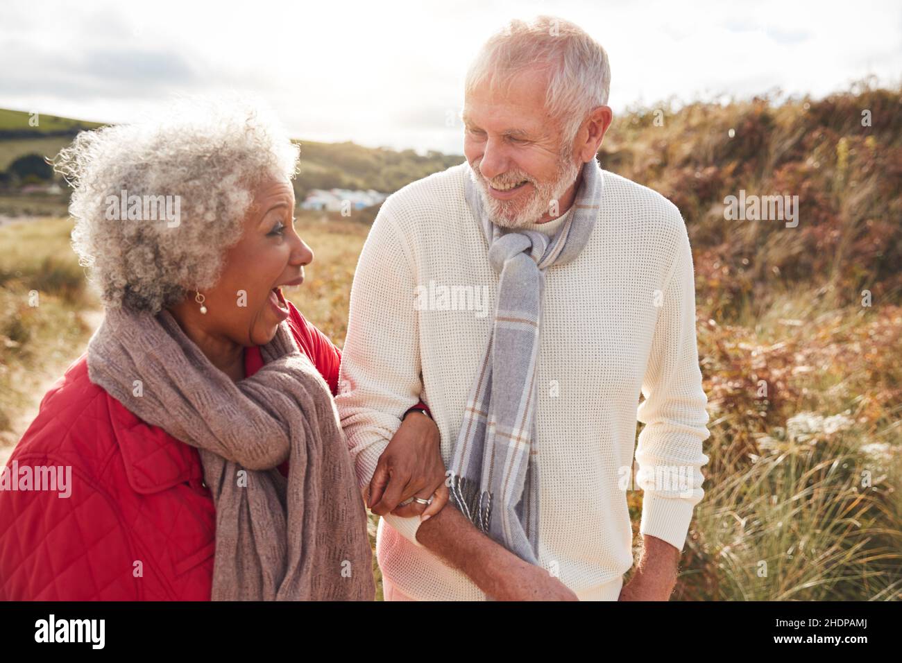 happy, nature, walk, older couple, happies, natur, natures, walks ...