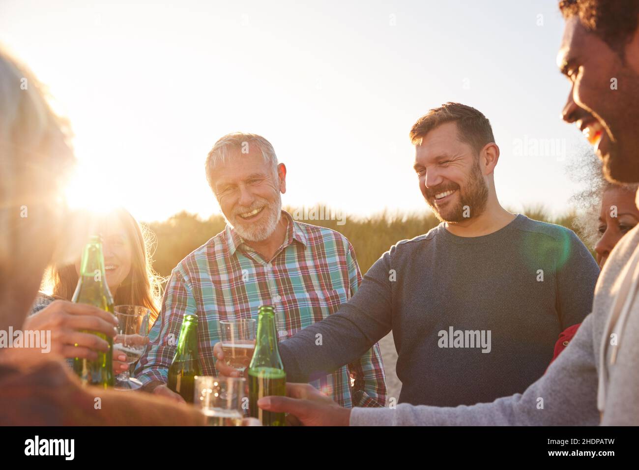 evening, toast, cheers, family reunion, toasts, cheer Stock Photo - Alamy