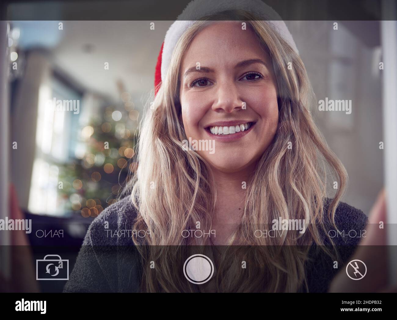 christmas, touchscreen, self portrait, selfie, merry christmas, x-mas ...