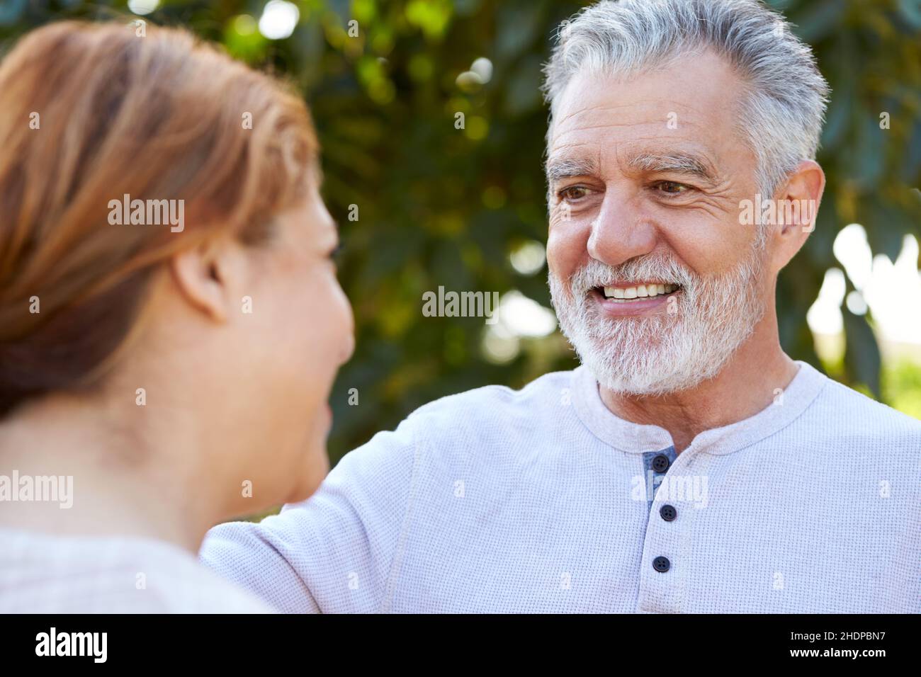 Bonding older hi-res stock photography and images - Alamy