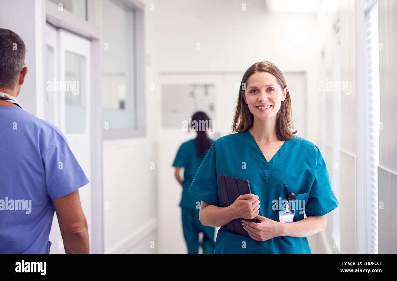 smiling, portrait, nurse, smile, portraits, nurses Stock Photo - Alamy