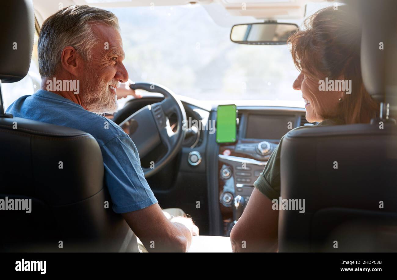 couple, car trip, excursion, pairs, car journey, car ride, drive ...