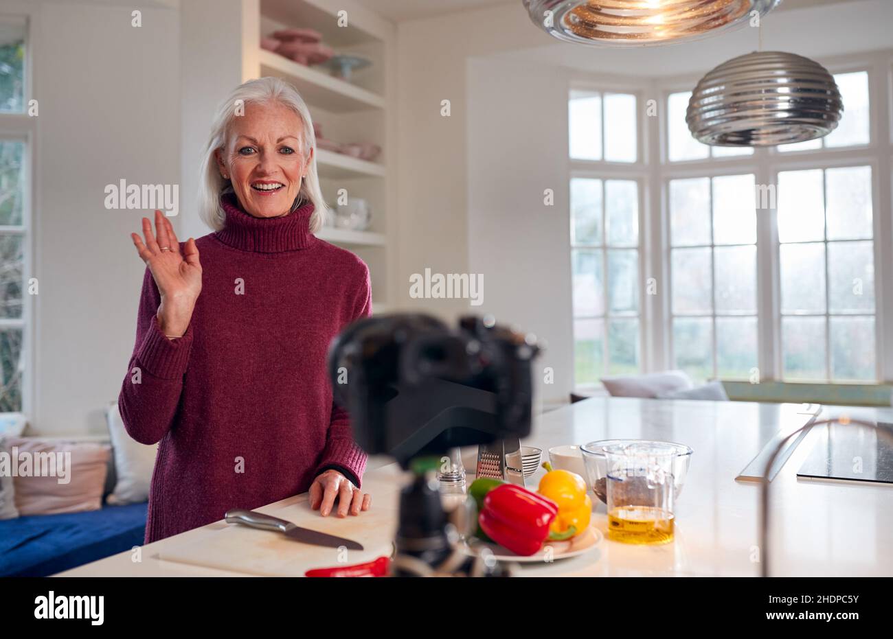senior, influencer, elderly, old, seniors Stock Photo - Alamy
