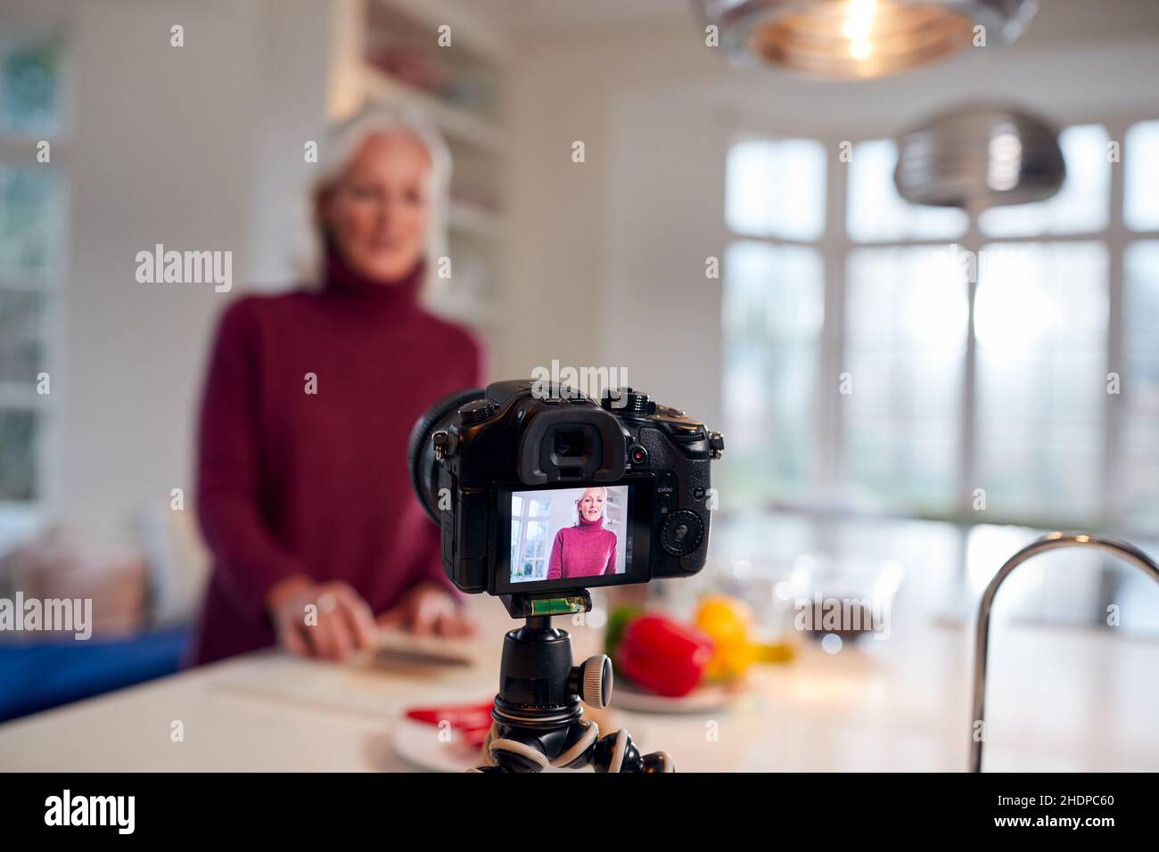 senior, filming, elderly, old, seniors Stock Photo - Alamy