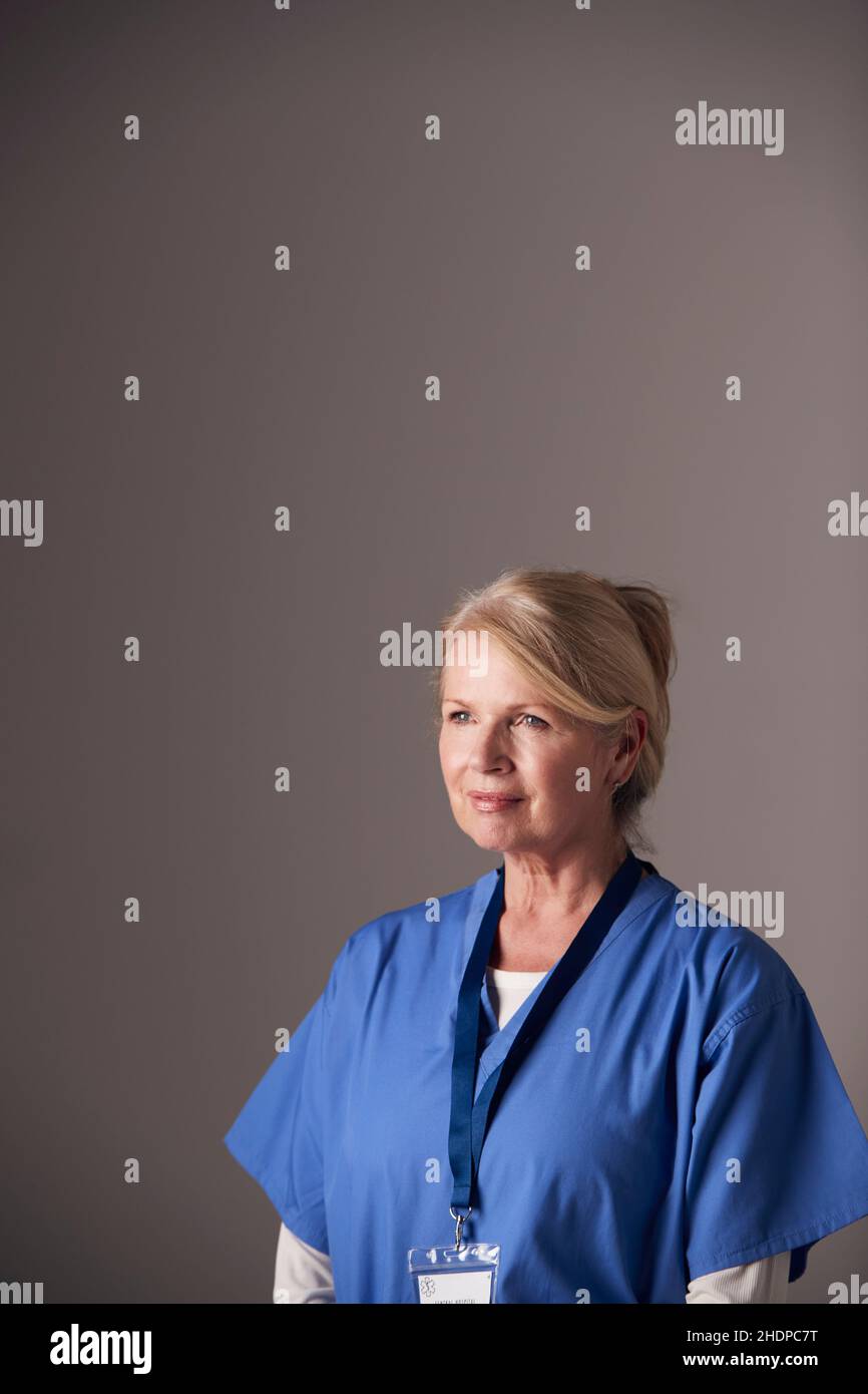 smiling, portrait, nurse, smile, portraits, nurses Stock Photo - Alamy