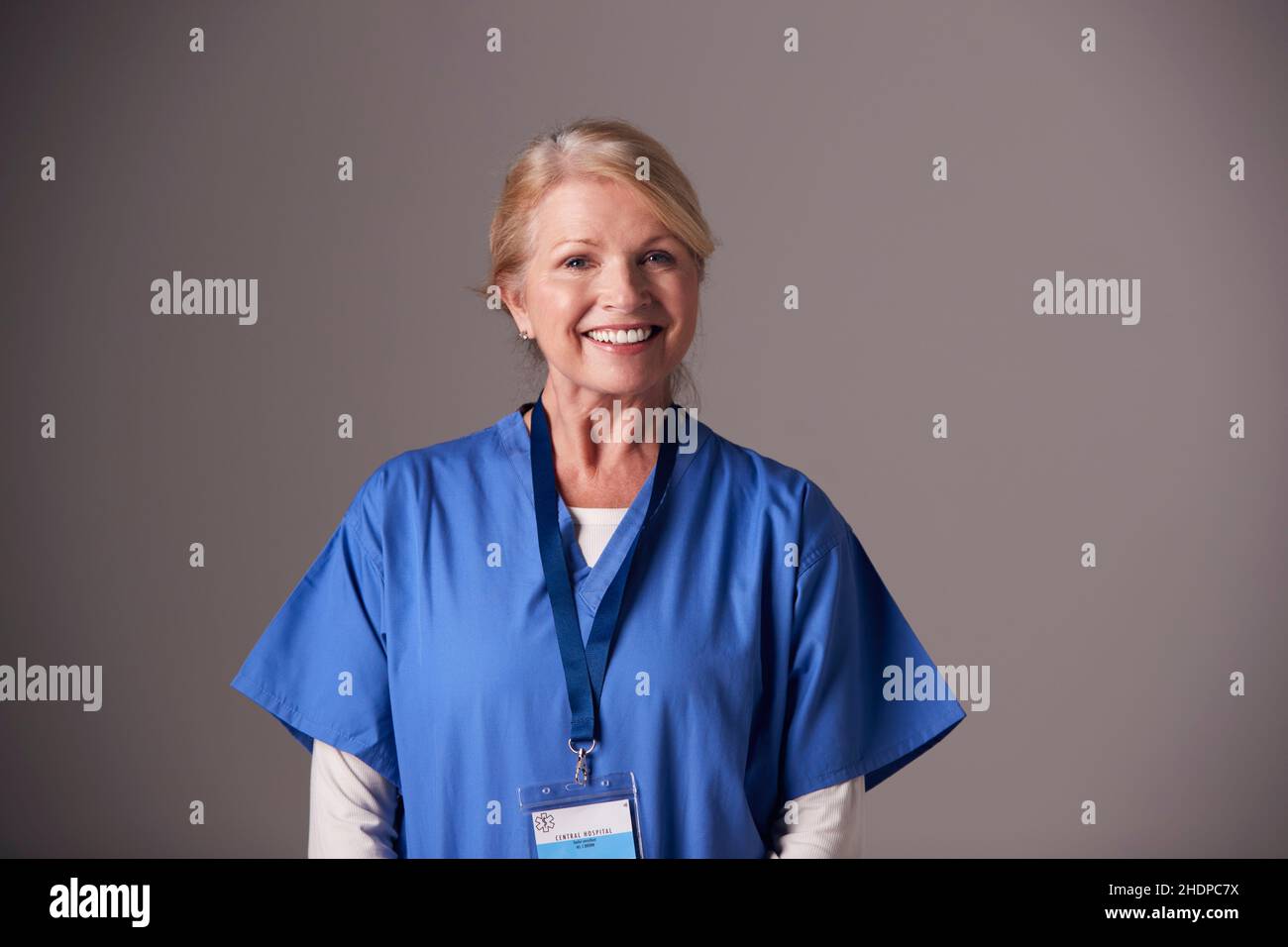 smiling, portrait, nurse, smile, portraits, nurses Stock Photo - Alamy