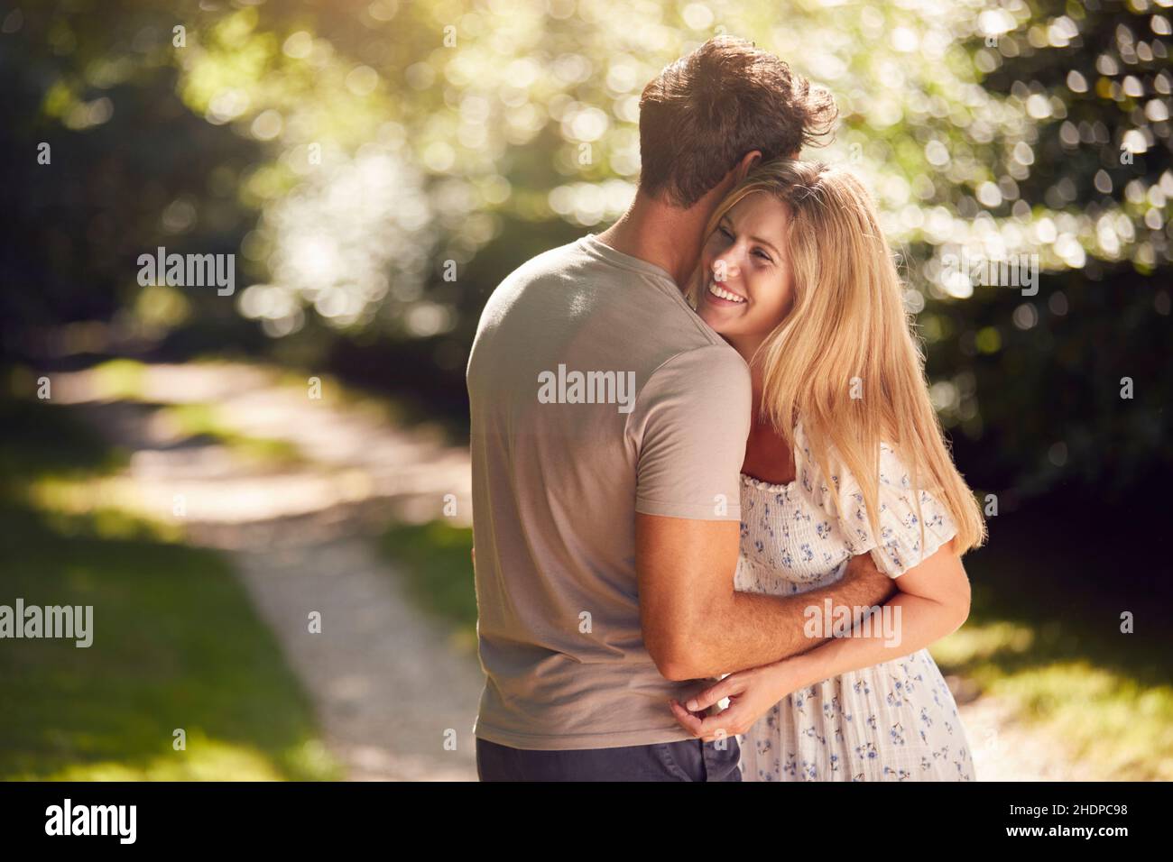 couple, happy, summer, loving, pairs, happies, summers, romance Stock ...