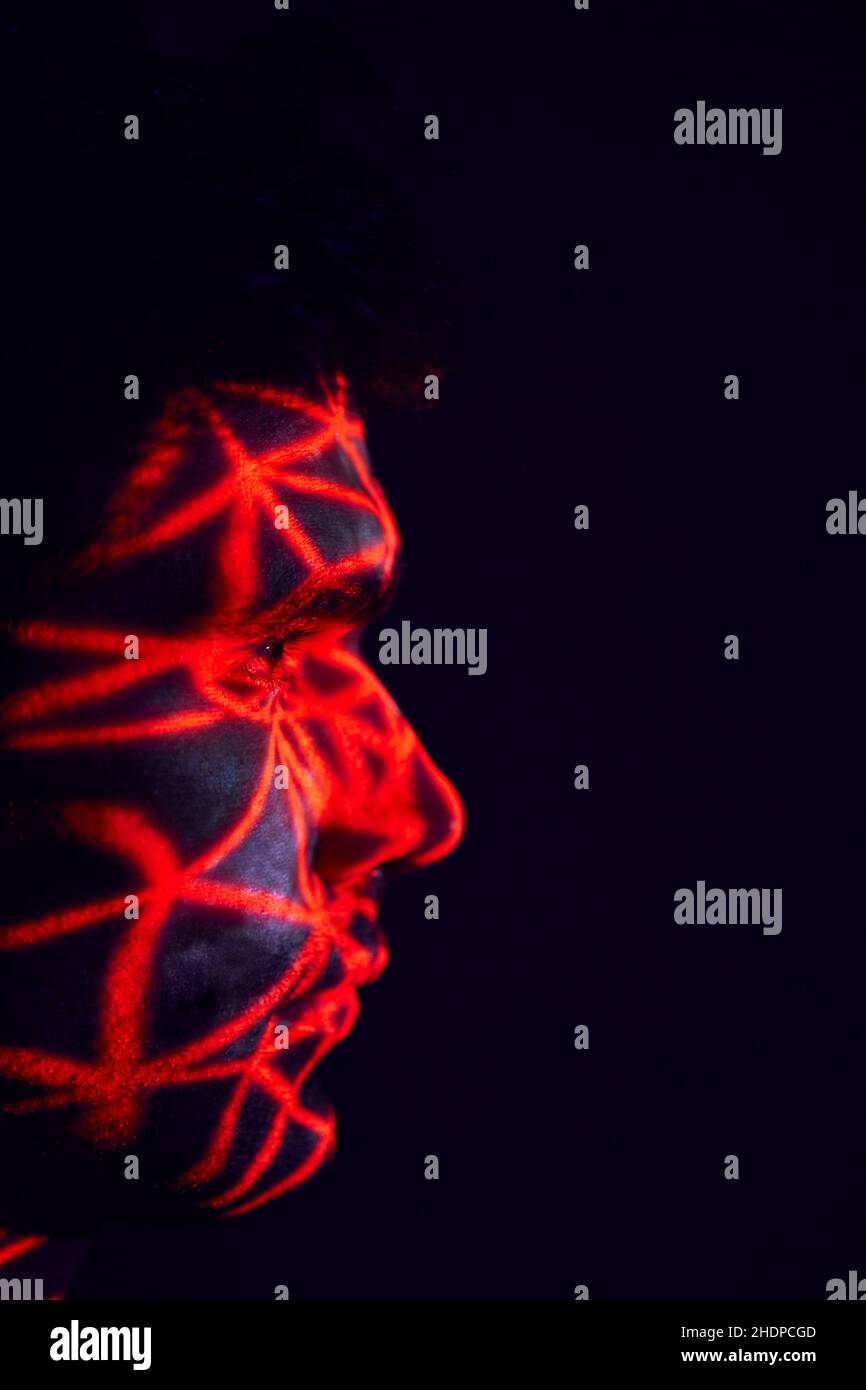 grid, biometrics, coding, grids, biometric Stock Photo - Alamy