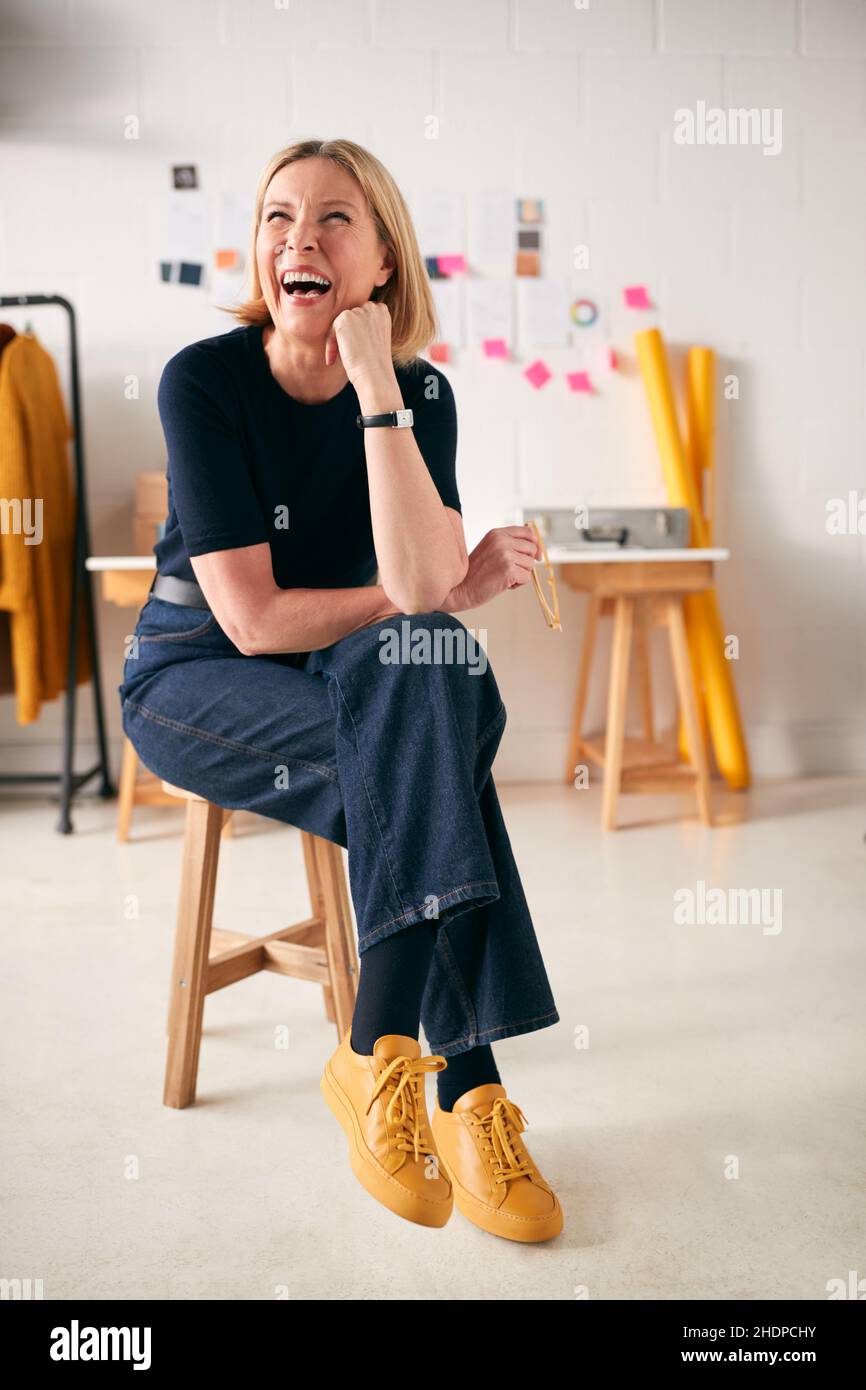 laughing, studio, fashion designer, laugh, smiling, studios, fashion ...