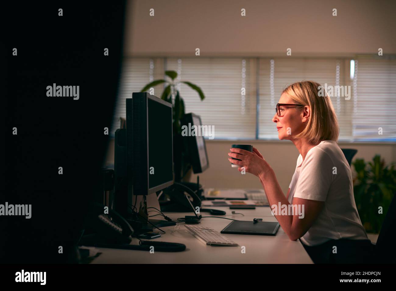 computer, desk, workplace, computer workstation, computers, computing ...