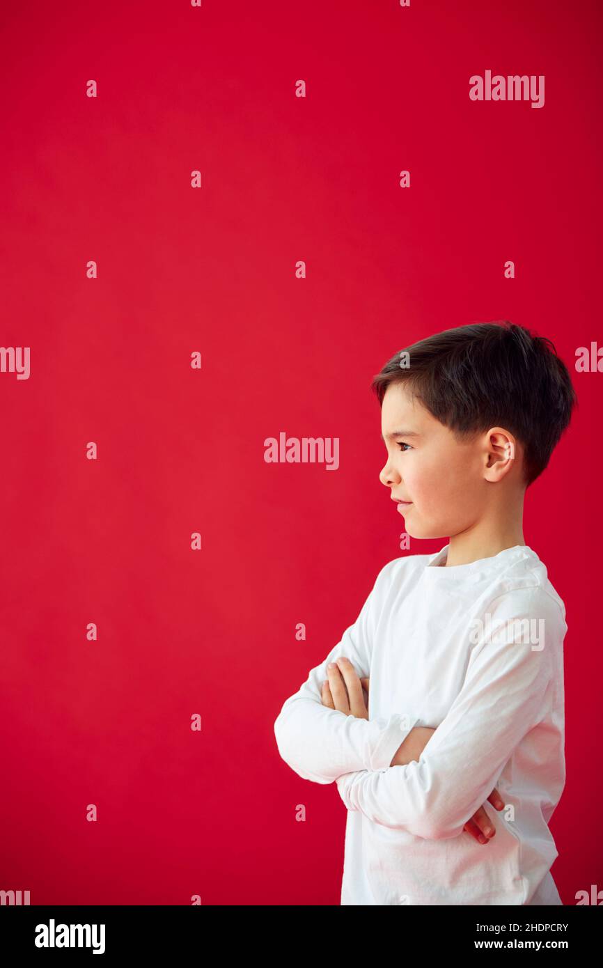 boy, serious, arms crossed, boys, arms crosseds, arms folded, crossed ...