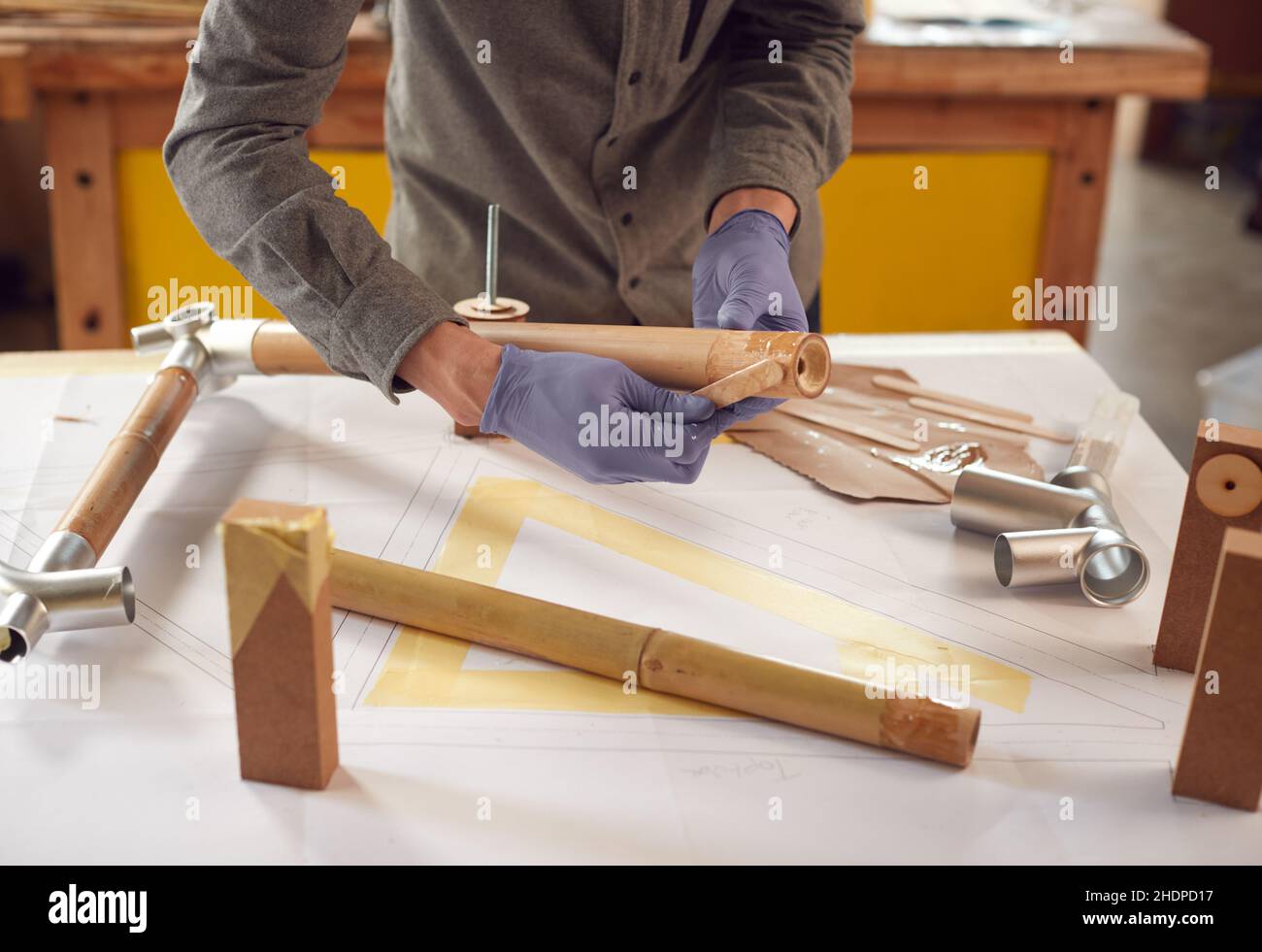 man made structure, modle kit, bicycle frame, bamboo grove ...
