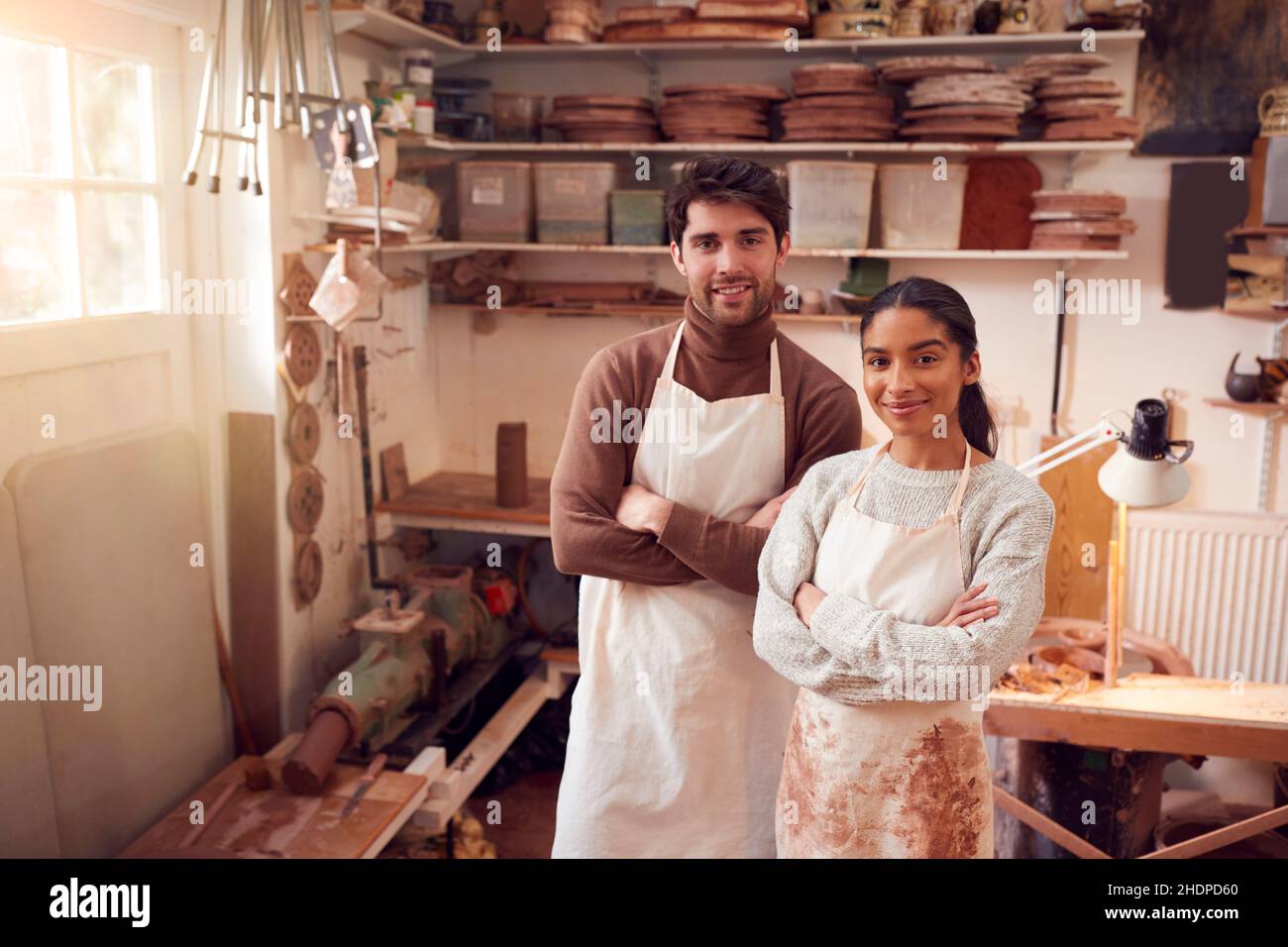 portrait, team, pottery, portraits, teams, potteries Stock Photo - Alamy