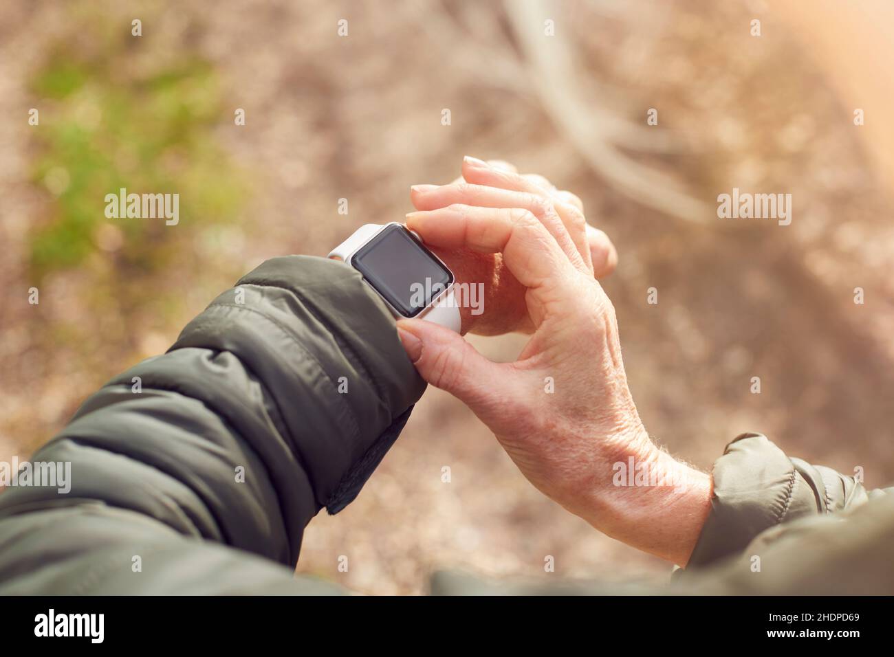 walk, smartwatch, walks Stock Photo - Alamy