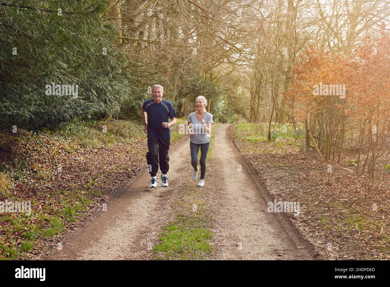 active, running, older couple, fit, jogging, run, older couples Stock ...