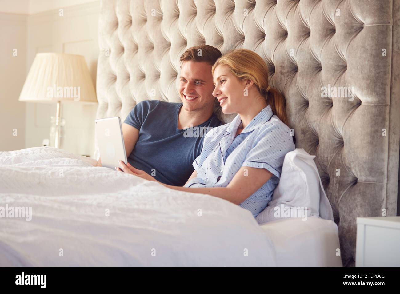 Boomers couple bed hi-res stock photography and images - Alamy