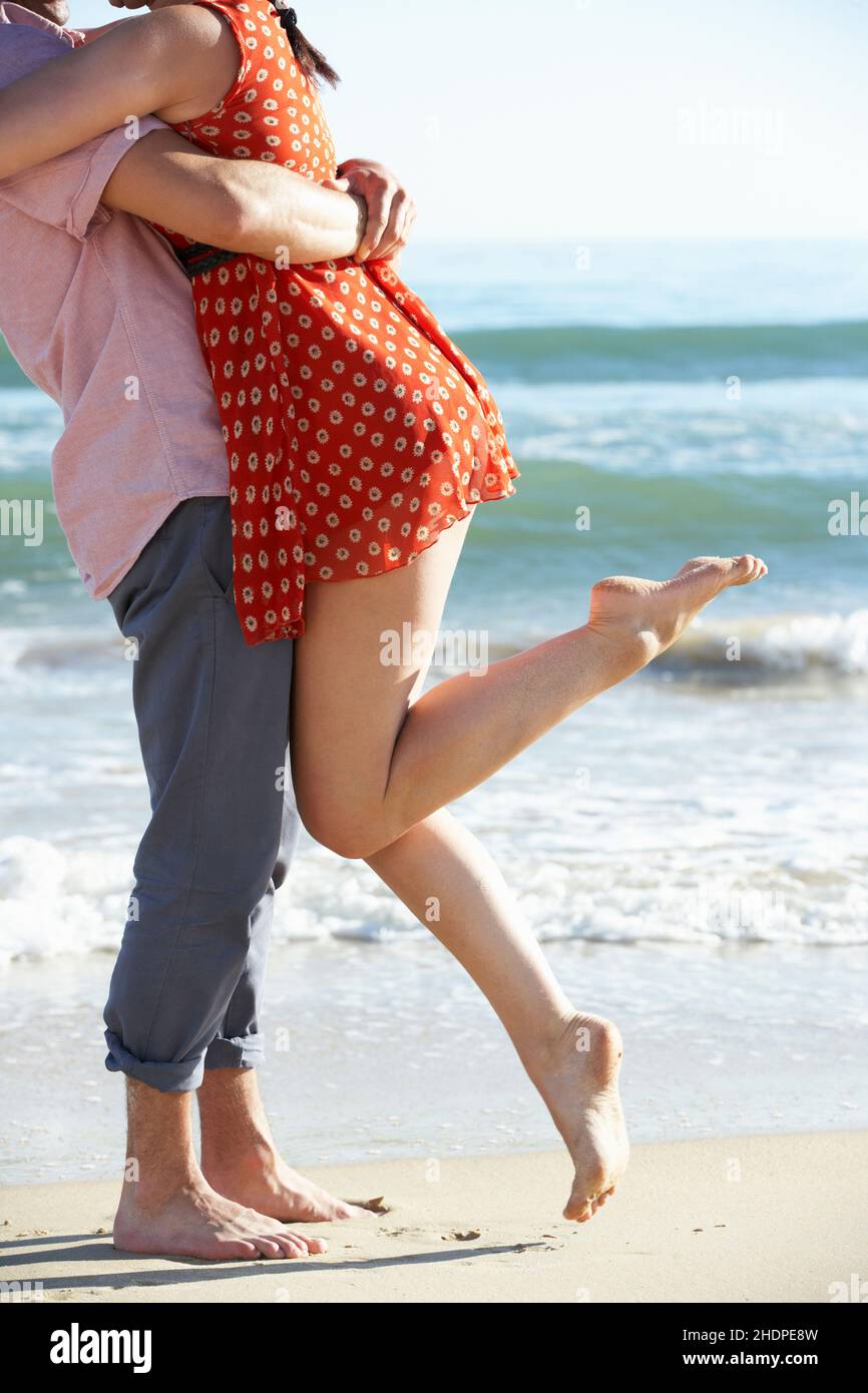 Couple Embracing Loving Honeymoon Pairs Cuddling Hug Hugging