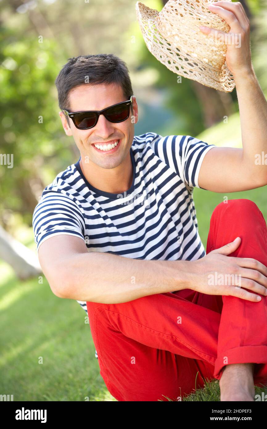 Man greet hat hi-res stock photography and images - Alamy