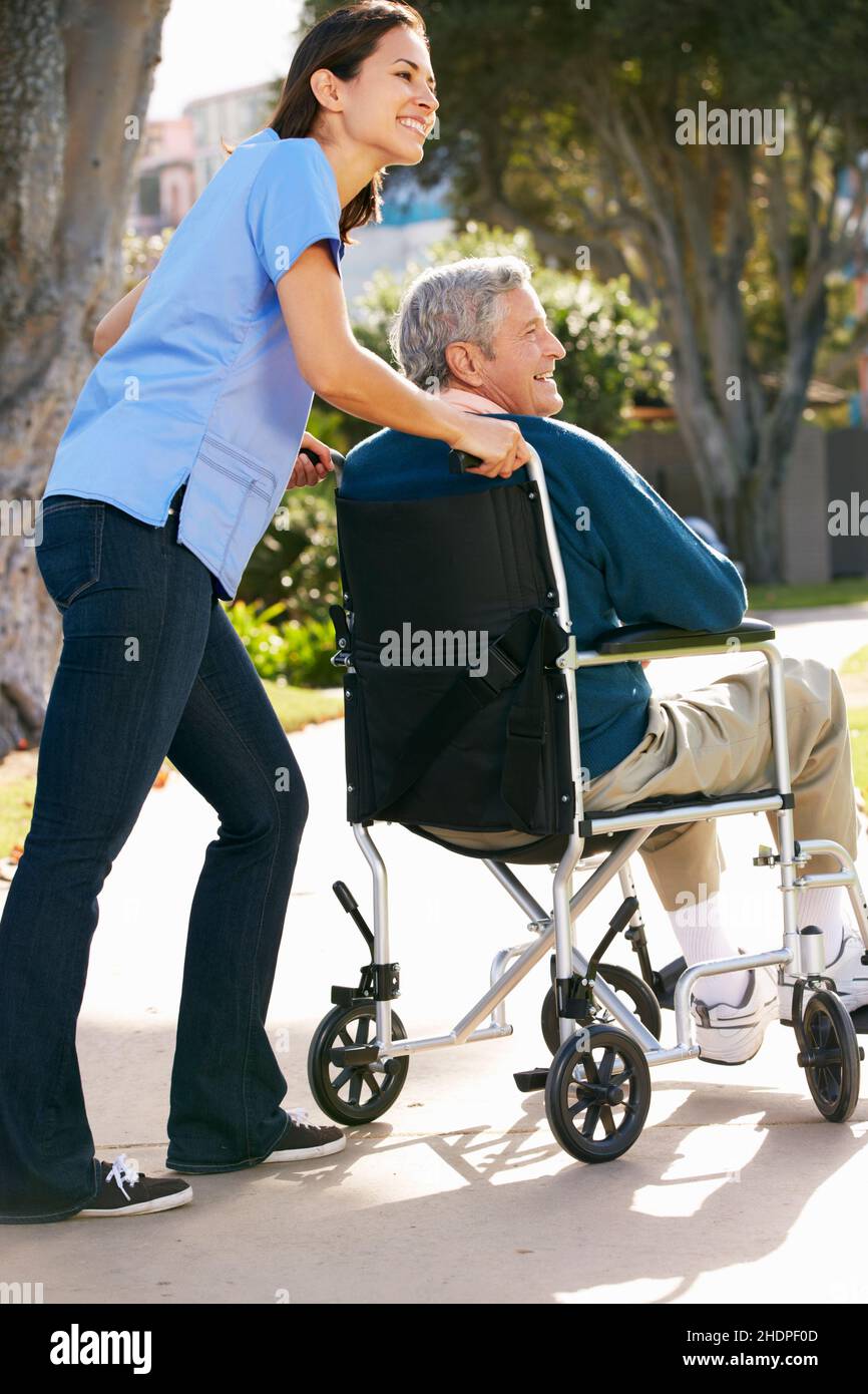 Disability support workers hi-res stock photography and images - Alamy