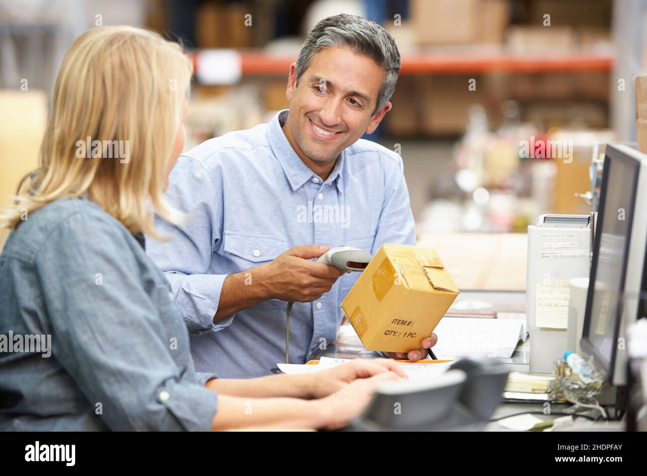 sending, scanning, sales, colleagues, sale, colleague Stock Photo - Alamy