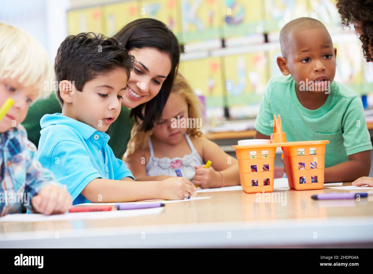 preschool, governess, kindergarten, preschools, nanny Stock Photo - Alamy