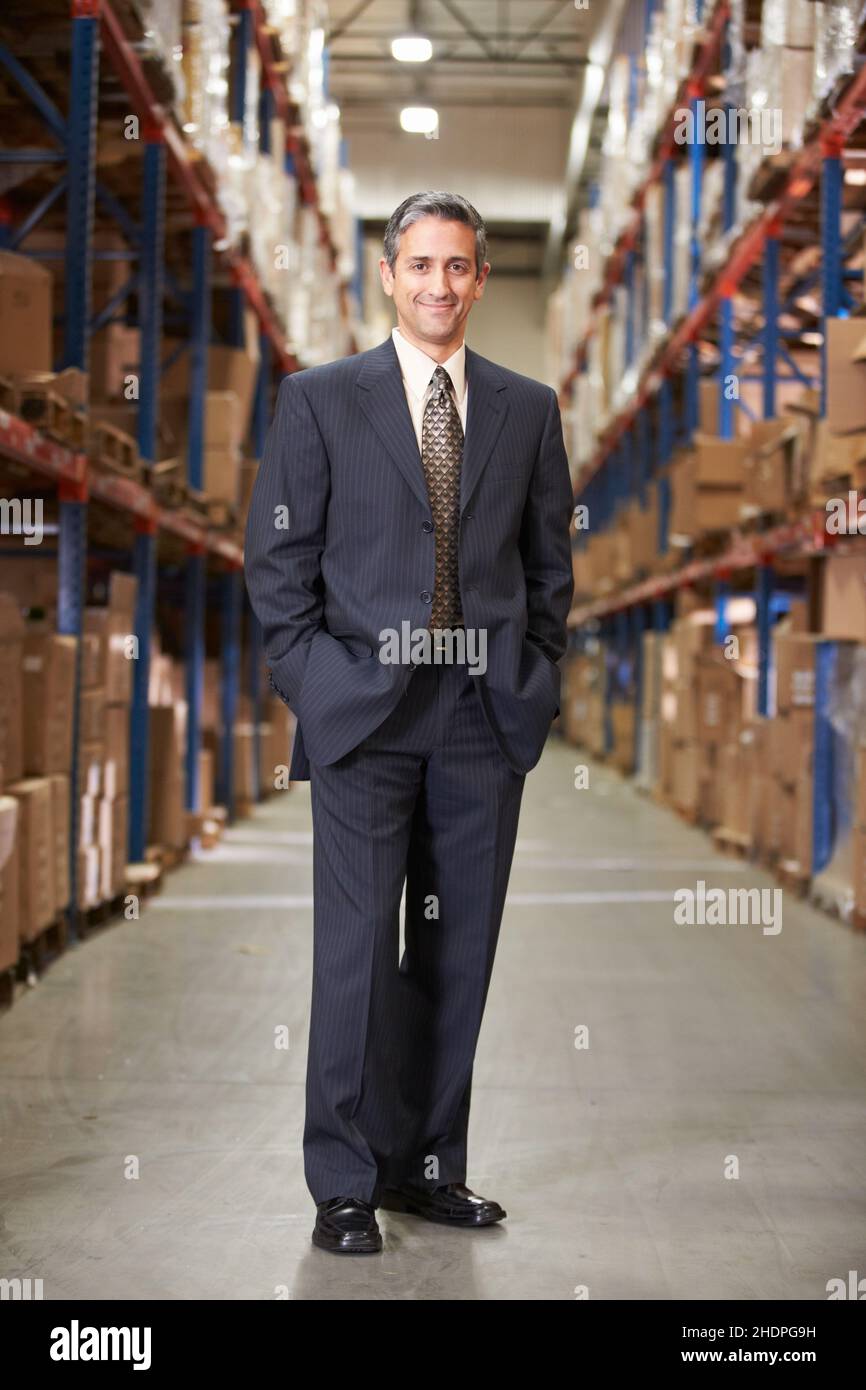 Warehouse storage manager formal hi-res stock photography and images ...