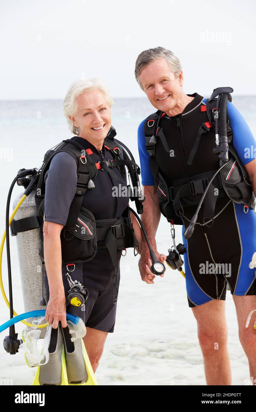 active seniors, diver, diving, elderly, fit, old, senior, seniors, dive ...