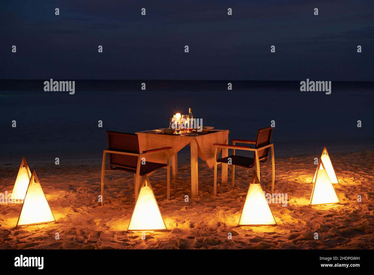 gastronomy, table, evening, gastronomies, tables Stock Photo - Alamy