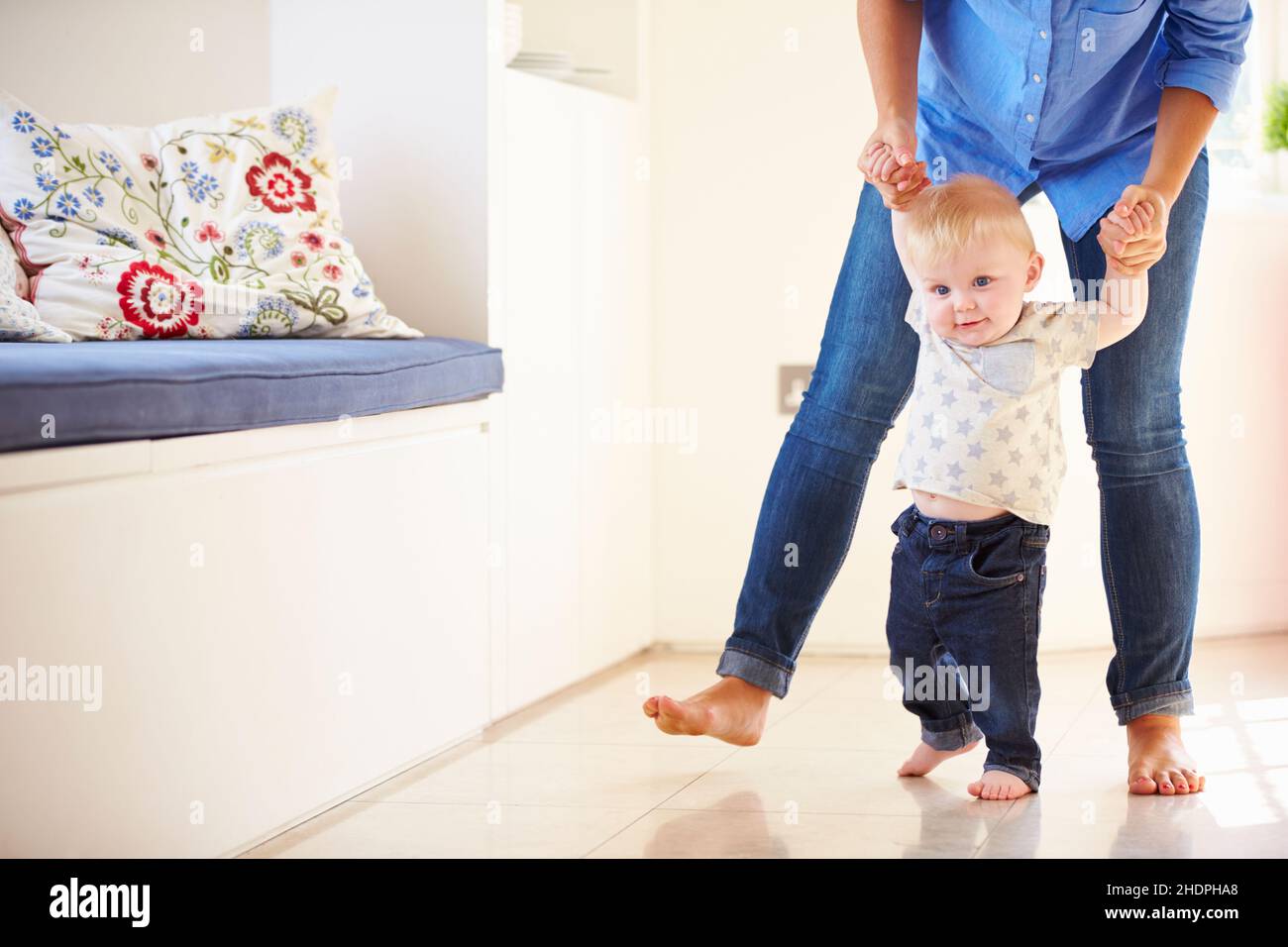 Running into mother's hands child hi-res stock photography and images ...