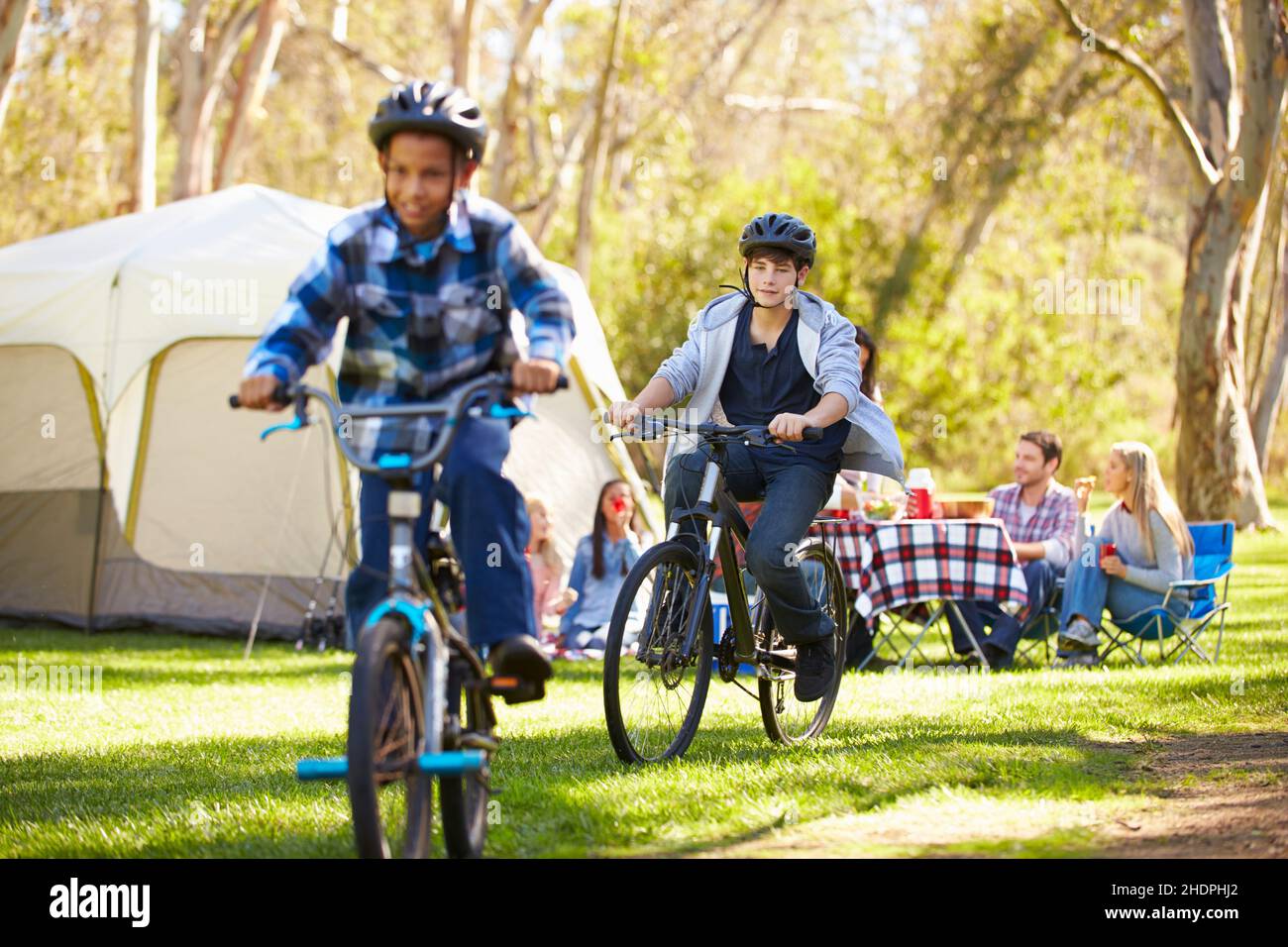 excursion, cycling, family outing, excursions, trip, trips Stock Photo ...