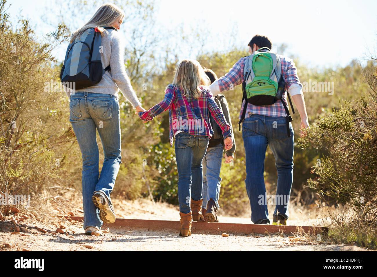 hiking, excursion, family outing, excursions, trip, trips Stock Photo ...